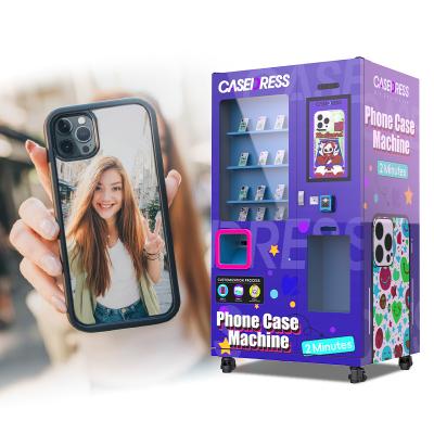 China Automatic Phone Case Printing Kiosk 21.5 Inch Touchscreen UV Printer for Custom DIY Cases for sale