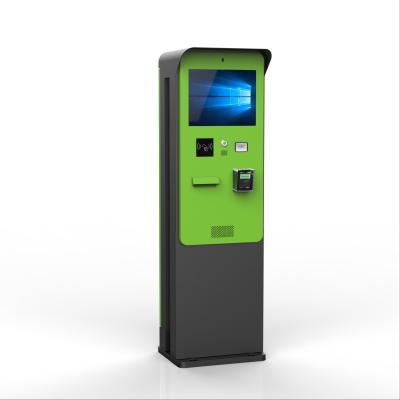 China Parking Payment Kiosk with Intercom and Galvanized Steel Sheet Construction for sale