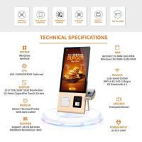 China 21.5 Inch Check In Kiosk with Billnote Validation and Custom Logo for Hotel Terminal for sale