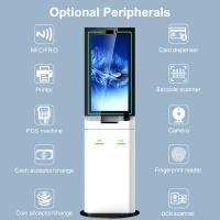 China LIEN LKS-8379 Self Service Kiosk 15-32 Inch Touch Screen Floor Standing Check In Kiosk 100-240V for sale