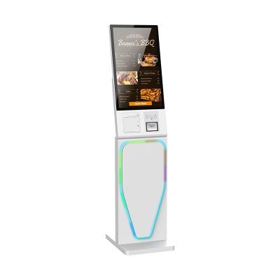 China Restaurant Self-Service Kiosk 23.8 Inch Touch Screen Automated Order Taking Payment Kiosk for sale