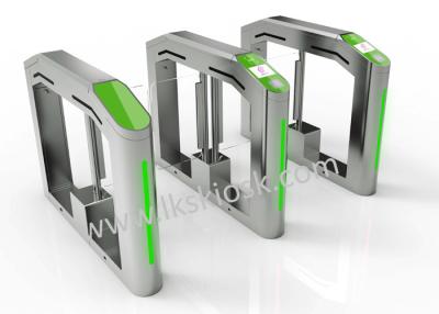 China LED Indicator Speed Gate with 6.5inch LCD Display and NFC Reader for Cinema Access Control and Ticket Checking for sale