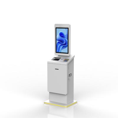 China Amusement Park Self Service Card Vending Recharge Kiosk with Windows Android Linux 21.5 Inch Touch Screen for sale