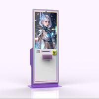 China LKS AI Photo Printing Kiosk 32 Inch Touchscreen with RGB LED Lights 4x6 Inch Print Size Voice Guidance for sale