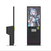 China LKS AI Photo Printing Kiosk 32 Inch Touchscreen with RGB LED Lights 4x6 Inch Print Size Voice Guidance for sale