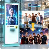 China 32 Inch Photo Printing Kiosk Android OS Voice Guidance Instant 4x6 Photo Print 1 Min for sale