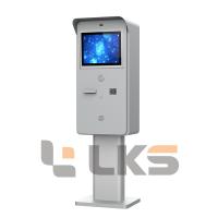 China Outdoor Self Service Kiosk Terminal IP65 Waterproof 24/7 Unmanned Multi OS Custom for sale