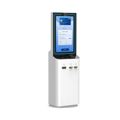 China 32 Inch Touch Screen SIM Card Vending Kiosk Self Service Dispensing Machine for Airport with Cash Acceptor for sale