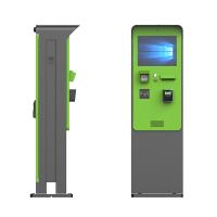 China LKS Outdoor Waterproof Dustproof Sunlight Visible QR Code Bank Card Cash Payment Parking Lot Kiosk for sale