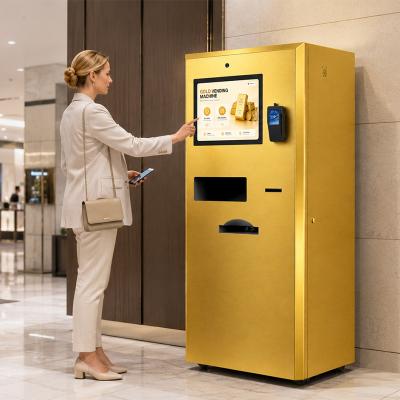 China LKS Unmanned 24/7 Smart Gold Vending Machine for sale