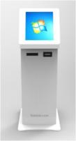China Free Standing Self Service Kiosk 250cd/m2 Brightness 17 Inch Touch Screen for sale