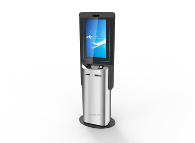 China Custom Self Checkout Kiosk 24 Inch Touch Screen Cash Card Payment Quick Service for sale