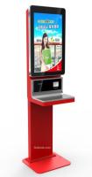 China 24 inch Self-Service Checkout Kiosk with Card Dispenser and Receipt Printer for Hospitality and Travel for sale