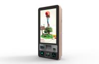 China Wall Mounted Interactive Touch Screen Kiosk With Magnetic Stripe / RF / IC Card for sale