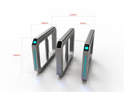 China LED Indicator Speed Gates Security Access Control with 6.5