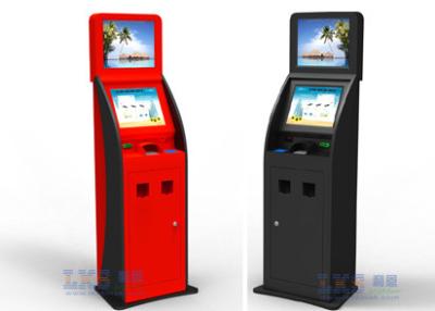 China Self Service Bill Payment Kiosk 17 Inch Touch Screen Cash Credit Card Check Bank Kiosk for sale