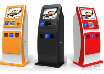 China Self Service Bill Payment Kiosk Terminal 17 inch LCD Touch Screen Cash Acceptor for sale