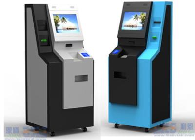 China 15-inch Self-Service Payment Kiosk with Cash Dispenser - 1.5-2.5mm Steel Construction, 110-240V Dual Voltage for sale