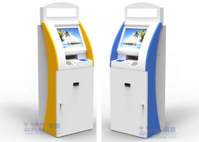 China Thermal Printer Self Service Kiosk Touchscreen 17 inch with Cash Payment Coin Acceptor for sale