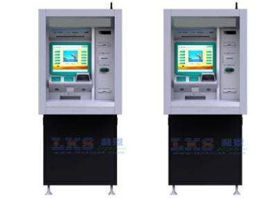 China Through Wall Payment Terminal Kiosk with Check Cashing ATM 17 inch Touch Screen for sale