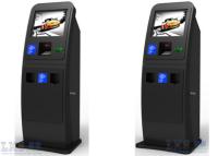 China Black ATM Kiosk with 17-19 Inch Touch Screen, Cash Acceptor & Receipt Printer for 24/7 Operation for sale