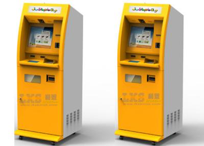 China Self Service Banking ATM Kiosk 17 inch Touch Screen Cash Dispenser with Card Reader for sale