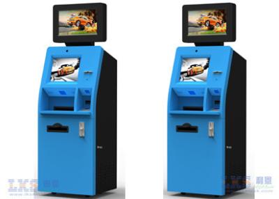 China Dual Screen ATM Kiosk with Cash Dispenser 17 inch Touch Screen Self Service Payment Terminal for sale