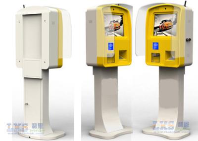 China Custom Semi Outdoor Parking Lot Self Ordering Kiosk 17 Inch LCD Touch Screen IP65 Waterproof for sale