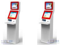 China 17 inch Dual Screen Touch Screen LCD Monitor Self Service Information Kiosk 110-240V for sale