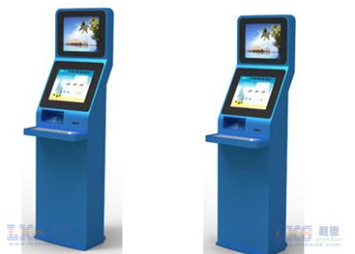 China Free Standing Self-Service Check-In Kiosk with 17-19 Inch Touch Screen and Passport Reader for Airport Applications for sale