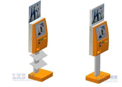 China Vandal-Proof Dual Screen Kiosk with SAW Touchscreen - 17-22 inch Displays for Government Halls for sale