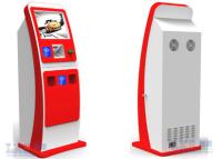 China Touch Screen Ticket Vending Kiosk 17 inch Standing Automatic Card Vending Machine 220V for sale