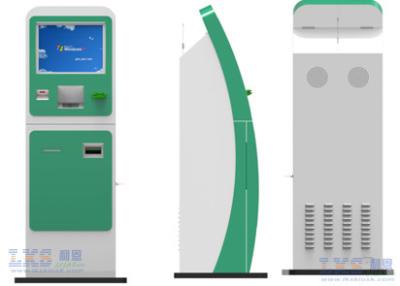 China 17 inch LCD TFT Touch Screen Card Dispenser Prepaid Card Vending Machine with Cash Acceptor for sale
