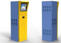 China Weatherproof Payment and Parking Ticketing Half Outdoor Kiosk Floor Standing 17 inch Touch Screen for sale