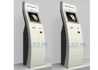 China BTG Dual Screen Payment Kiosk 17 inch with Coupon Printer for Restaurant Self Service for sale