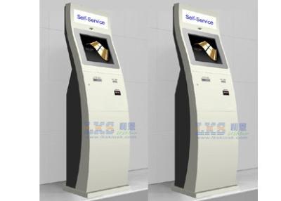China BTG Dual Screen Payment Kiosk 17 inch with Coupon Printer for Restaurant Self Service for sale