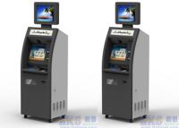 China 22 Inch Free Standing Dual Screen Kiosk All in One Self Service Terminal 110-240V for sale