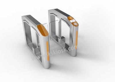 China LKS Flap Access Control Speed Gate with 6.5-inch Android Display and NFC Reader for Cinema Ticket Checking for sale