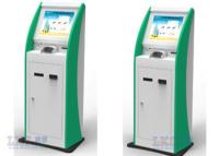 China 19 inch Self Service Health Diagnosis Kiosk with Insurance Card Reader and A4 Printer for sale