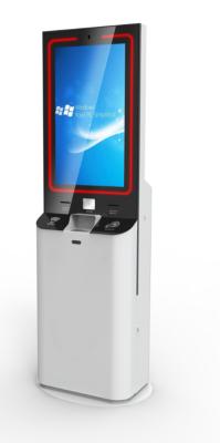 China Free Standing Touch Screen Kiosk 17 inch Capacitive Display Self Service Terminal for sale
