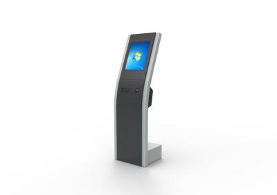 China Free Standing 17 Inch IR Touch Screen Health Kiosk Panel PC with Thermal Printer for sale