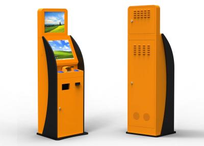 China Medical Clinic Registration Kiosk with 17 Inch Touchscreen and A4 Printer for Health Pharmacy Lab Report for sale