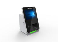 China Self-Service Desktop Passport Scanner Kiosk 17 inch Touch Screen Industrial PC for sale