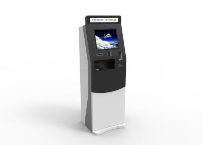 China Self-Service Kiosk with A4 Laser Printer 42 Inch Dual Screen Touchscreen for Bill Payment for sale