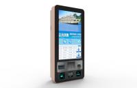 China 10 inch Outdoor Wall Mounted Payment Kiosk for Bus Station Ticketing 220V for sale