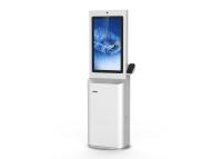 China 22 Inch Touch Screen Free Standing Card Dispenser Kiosk for Airport Hotel Check In for sale