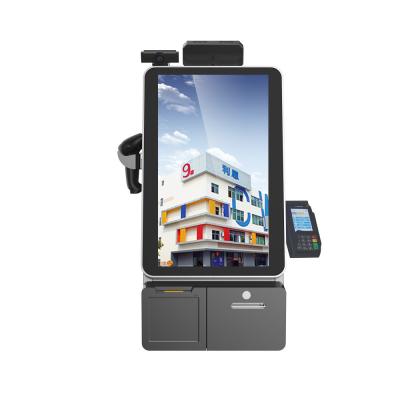 China 17 Inch Touch Screen Information Kiosk with Thermal Receipt Printer 110-240V for sale