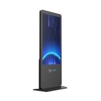 China Free Standing Touch Screen Information Kiosk with Metal Keyboard and Tracking Ball 17 inch for sale