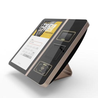 China Self Service Cinema Ticket Vending Kiosk 17 Inch Touch Screen Cash Acceptor for sale