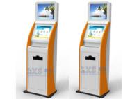 China Keyboard Dual Screen Kiosk With LCD Touch Screen Computer Internet Kiosk for sale